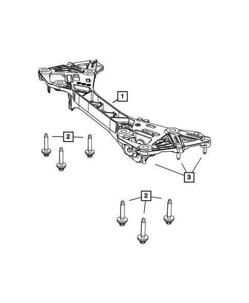 Rear Suspension and Cradle for 2016 Dodge Dart | My Mopar Parts