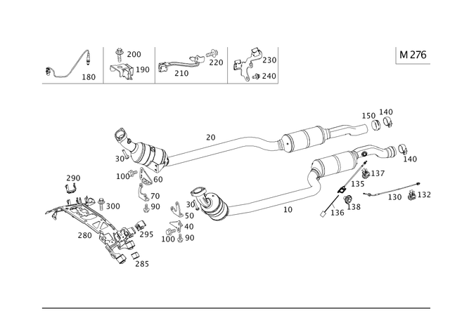 2010-2020 Mercedes-Benz Lambda Sensor 009-542-59-18 | MB OEM Parts