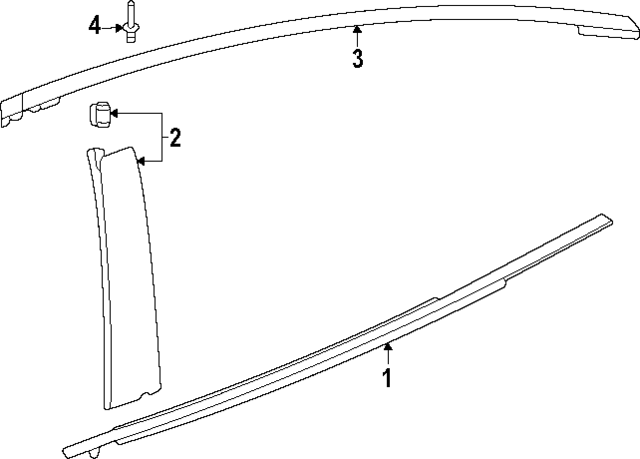 75764-47020 - Frame Molding 2023-2024 Toyota | Longo Toyota Parts