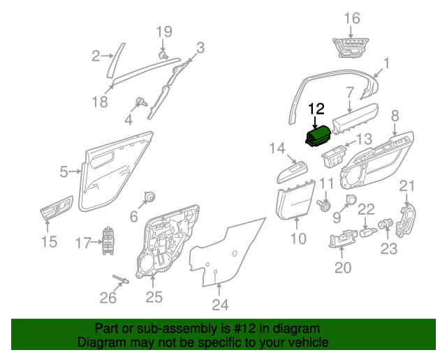 221-810-11-30-8L50 - Ashtray 2010-2013 Mercedes-Benz S 400 | Mercedes ...
