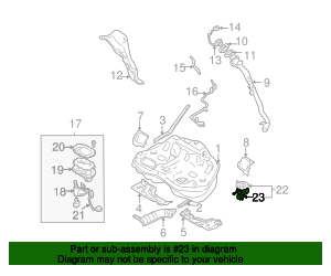 1990-2003 Subaru Level Sensor Gasket 85125AA000 | Subaru Parts Mall Online