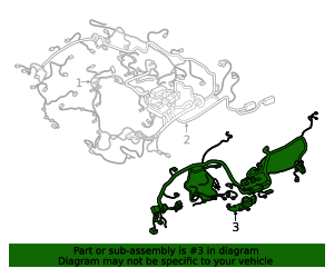 M2DZ-14401-E - Wire Harness 2021-2024 Ford Bronco | Ford Parts Direct