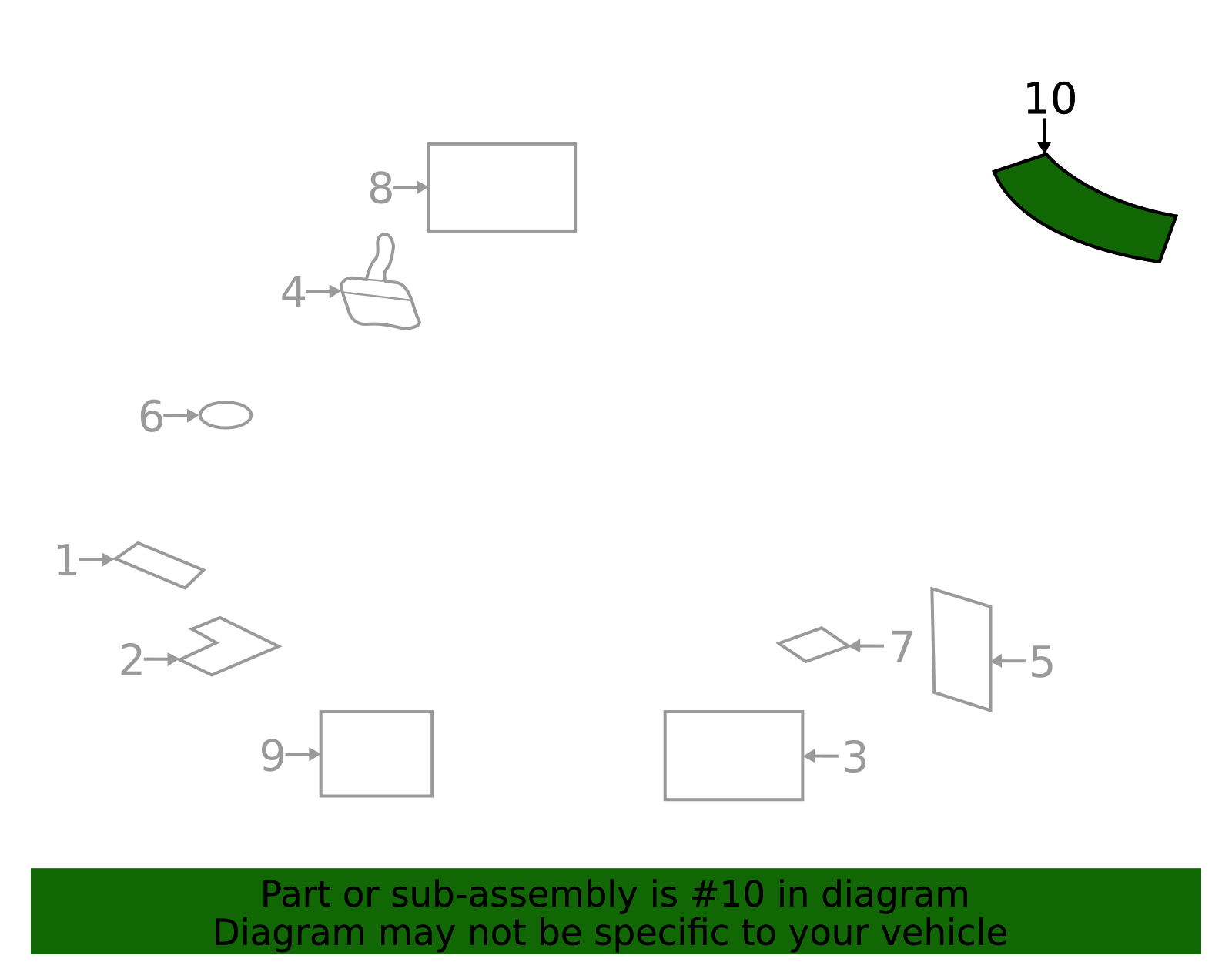 2021-2025 Honda Accord Spare Tire Label 42767-T7W-A00 | Honda Factory Parts