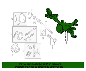 2013-2015 Jeep Wrangler Drive Axle Assembly 68017160ac | TascaParts.com