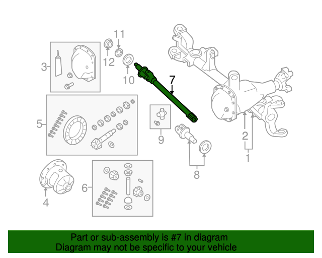 2013-2018 Jeep Drive Axle - Driver's Side (LH) 68145055AB | TascaParts.com