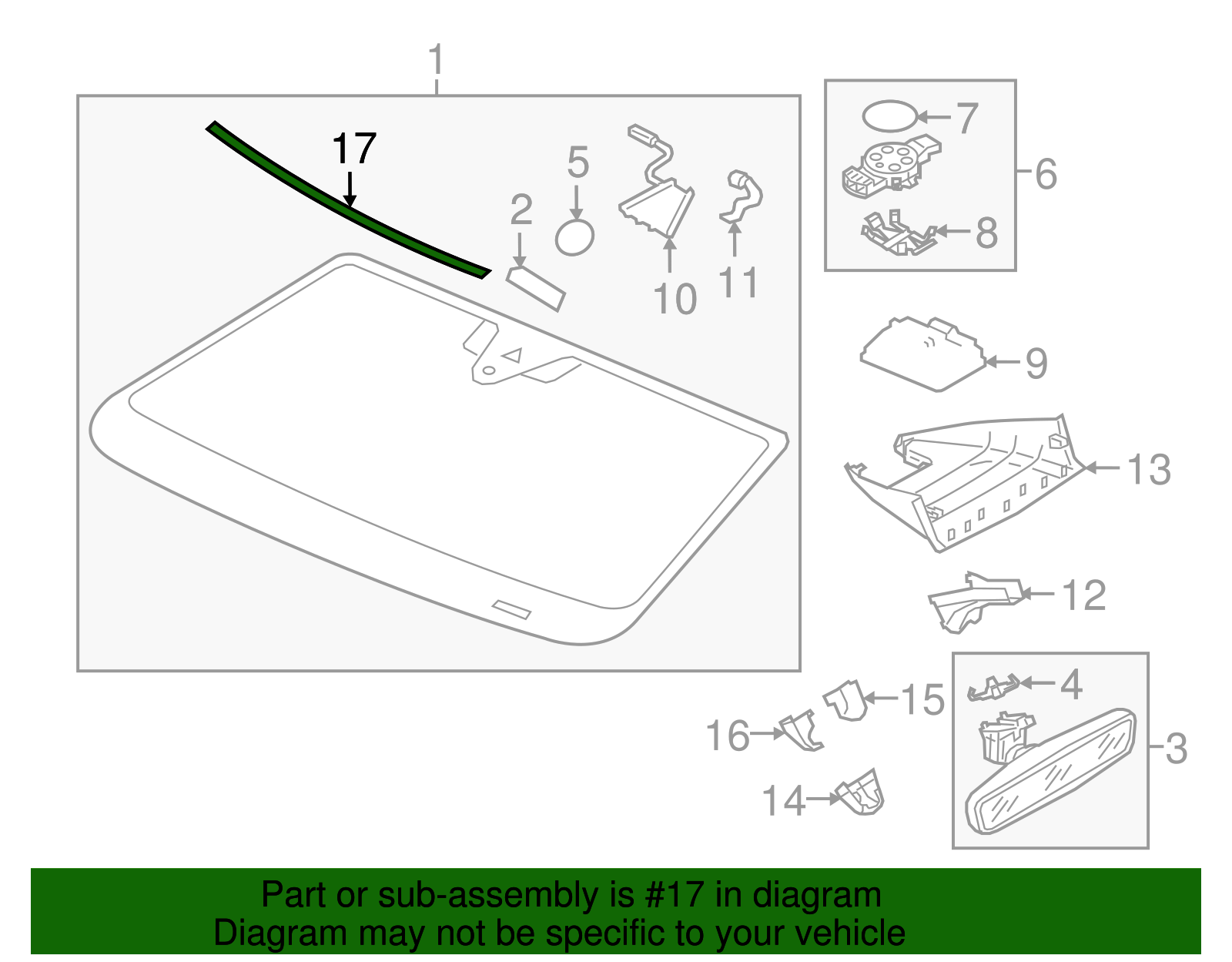 2018-2025 Volkswagen Reveal Molding 3CN-845-132 | OEM Parts Online