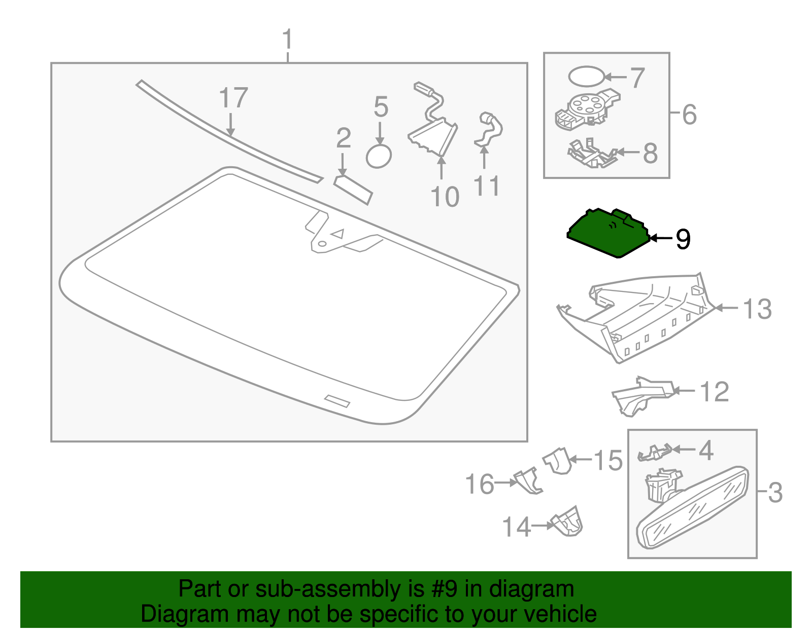2024-2025 Volkswagen Lane Departure System Camera 5WA-980-653-D | VW ...