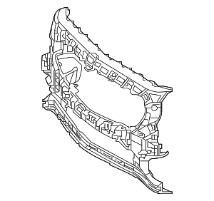 217-885-59-00 - Basic Carrier, Bumper Mercedes-Benz USA Parts