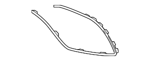 2015-2020 Mercedes-Benz Trim Strip 217-885-82-00 | Mercedes-Benz Parts