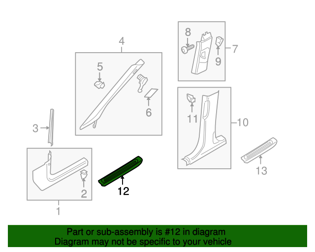 80A-853-373-A-9B9 - Front Sill Plate 2018-2023 Audi | Audi OEM Parts