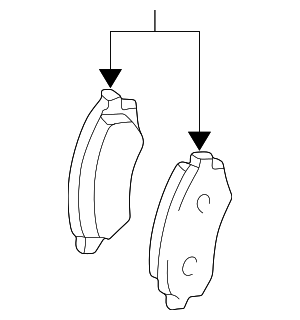 1998-2007 Lexus LX470 Disc Brake Pad Set Rear 04466-60070 | OEM Parts ...