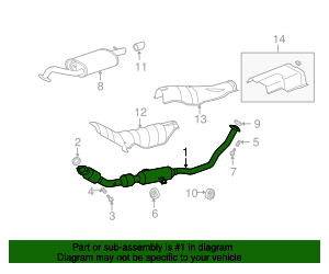 17410-37260 - Catalytic Converter 2009-2011 Toyota Corolla | AutoNation ...