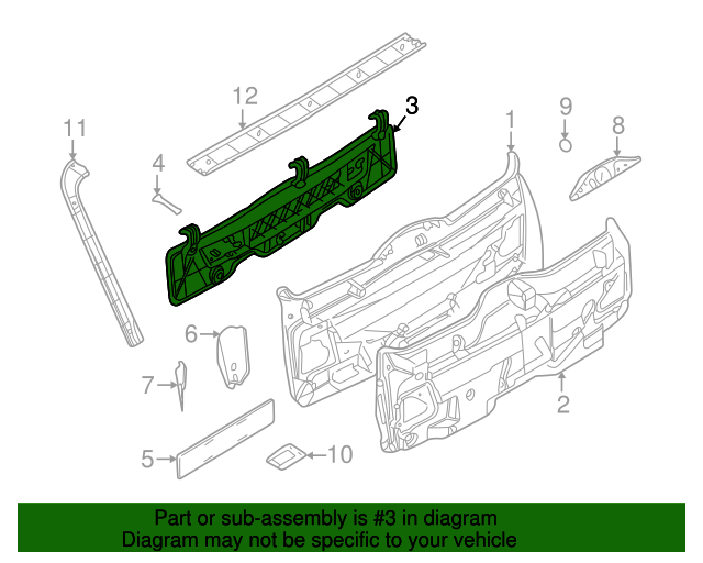 51498216749 - 1999-2003 BMW Tool Compartment (51-49-8-216-749) | BMW of ...