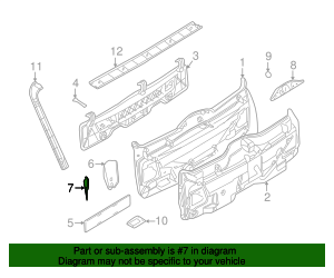 Genuine BMW 51-49-8-218-918 | Panel Reinforced | FREE Shipping on Most ...