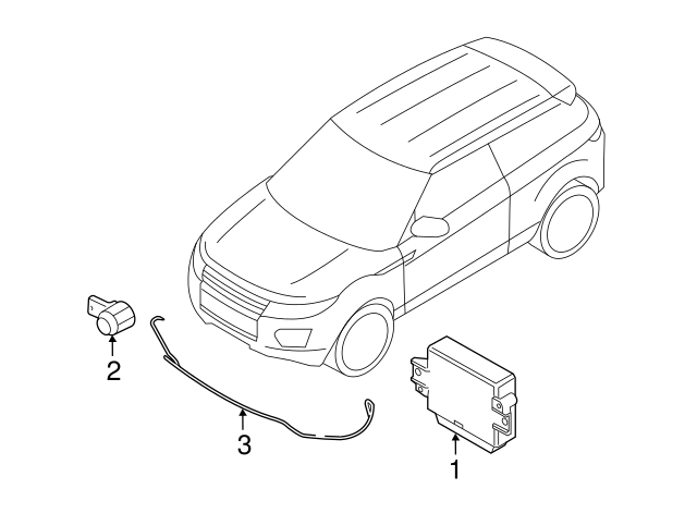 Genuine OEM Control Module Part# LR084155 Fits 2015-2019 Land Rover: Up ...