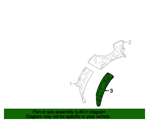 41-00-7-436-165 - Wheel Housing Side Panel 2016-2022 BMW X1 ...