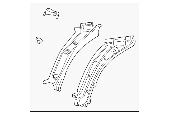 2021-2022 GM Driver Side Front Compartment Upper Side Rail 84607893 ...