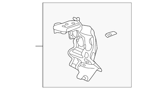 2021-2023 GMC Front Driver Side Bumper Cover Outer Support Bracket ...