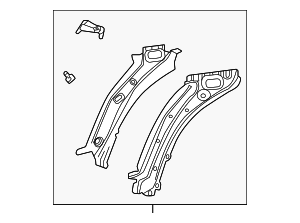 2021-2023 GM Passenger Side Front Compartment Upper Side Rail 84607894 ...