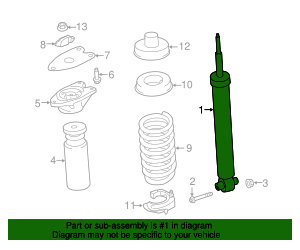 33526873739 - 2015-2021 BMW Shock Absorber (33-52-6-873-739) | BMW of ...
