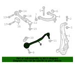 2019-2025 BMW Ft Lower Control Arm 31-10-8-866-773 | OEM Parts Online