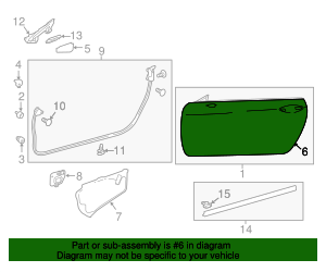 Lexus OEM Outer Panel Part# 67112-24060 | OEM Vehicle Parts