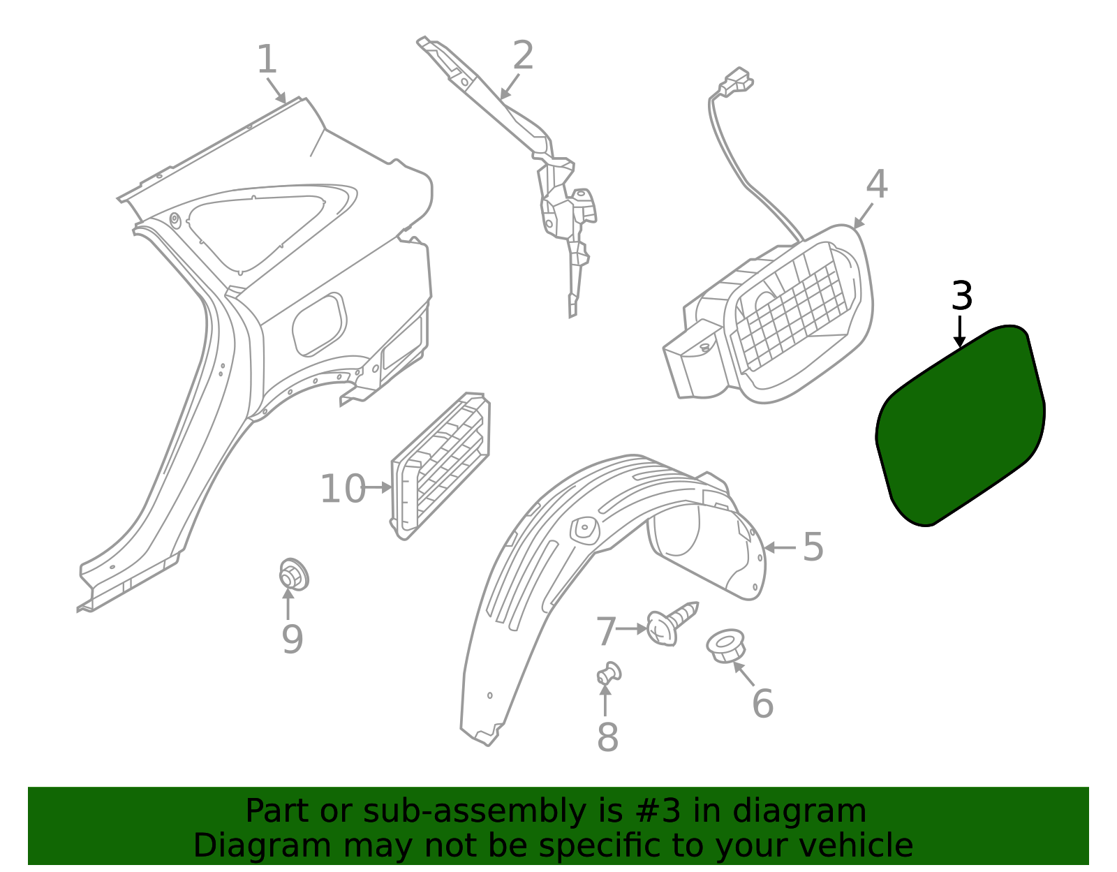 69511-P2000 - Door 2021-2025 Kia Sorento | Kia.Parts Store