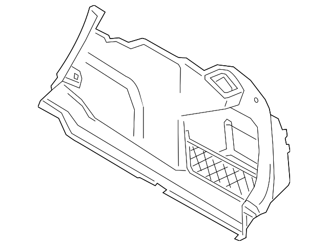 2021-2024 BMW | Trunk Side Trim | 51477489842 | BMW OEM Parts Store
