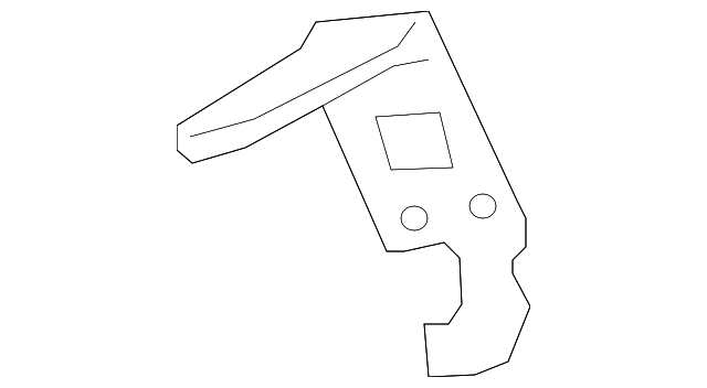 2015-2020 Nissan Murano Radio Bracket - Driver's Side (LH) 28039-5AA0A ...