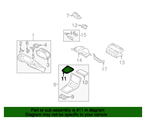 TA01-64-341B - Upper Plate 1995-1998 Mazda Millenia | Florida Mazda Parts