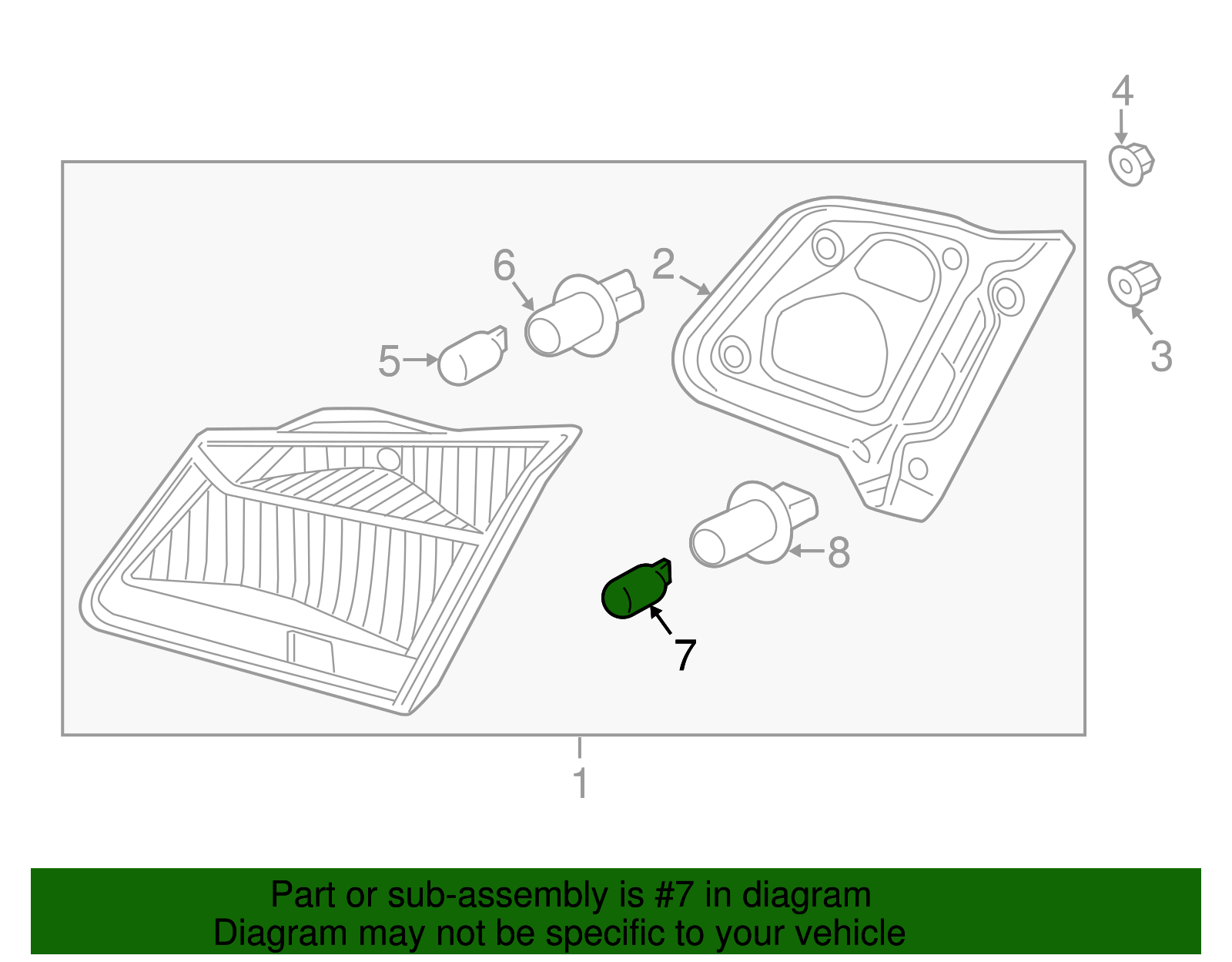 1984-2024 Honda Bulb 34901-SB0-671 | Cheaper Honda Parts