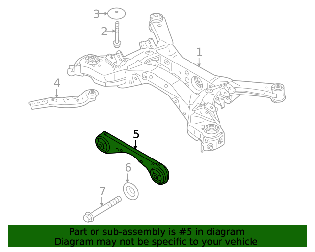 2022-2024 Mitsubishi Outlander Differential Mount 3517A060 | Mitsubishi ...