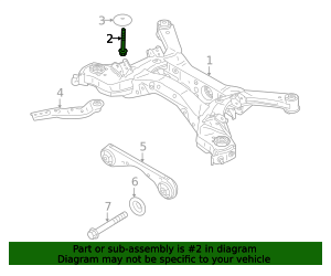 2022 Mitsubishi Outlander Stay Inner Bolt MUA00012 | QuirkParts