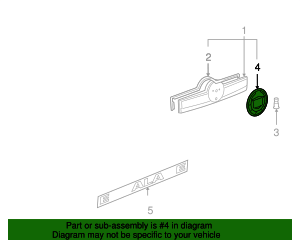 22984656 - Liftgate Bowtie Logo 2007-2014 Cadillac | AutoNationParts.com