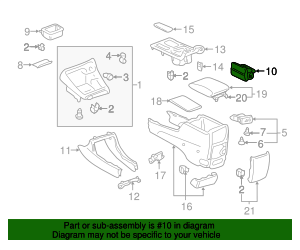 OEM 2002-2006 Toyota Camry Cup Holder Part # 55620-AA010 | Modern ...
