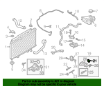 Genuine OEM Ford Part - Engine Coolant Outlet O-Ring W714789-S300 ...
