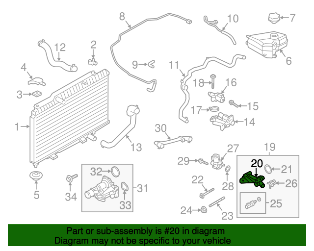 2013-2019 Ford OEM NEW 2012-2019 Ford Fiesta Escape XL Engine Coolant ...