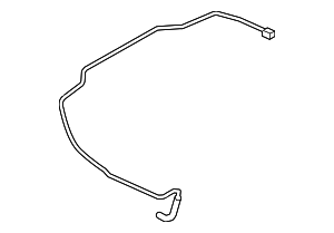 C1BZ-8B081-F - Engine Coolant Overflow Hose 2014-2016 Ford Fiesta ...