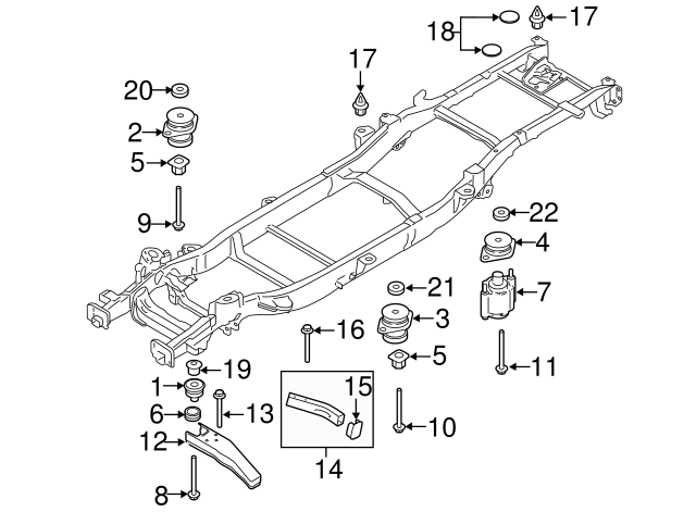 2015-2020 Ford F-150 Frame Rail Bracket FL3Z-5F077-A | Blue Springs Ford