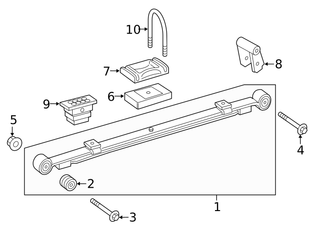 906-325-07-47 - U-Bolt 2010-2023 Mercedes-Benz | Mercedes-Benz USA Parts