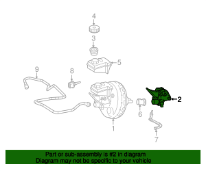 164-430-04-01 - Master Cylinder 2006-2012 Mercedes-Benz | Mercedes-Benz ...