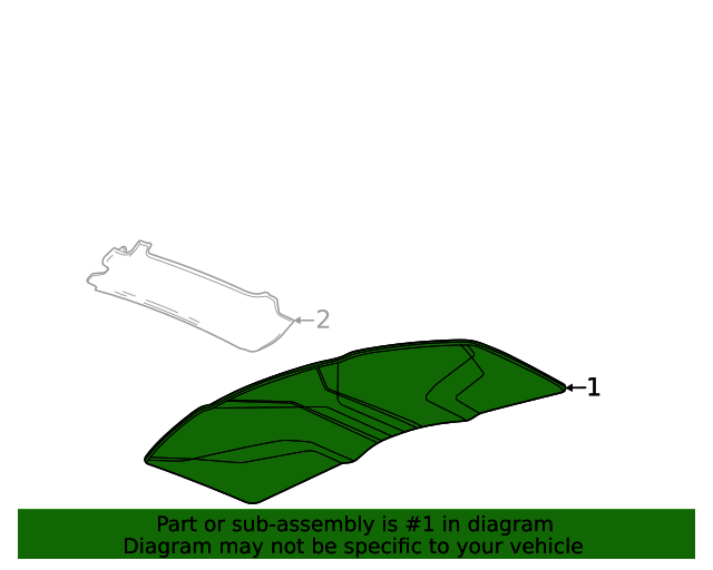 84621268 GM Headliner | GM Parts Store