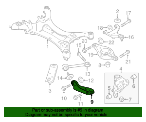 2011-2017 Nissan Quest Lateral Arm 551A0-1JA0B | AutoNationParts.com
