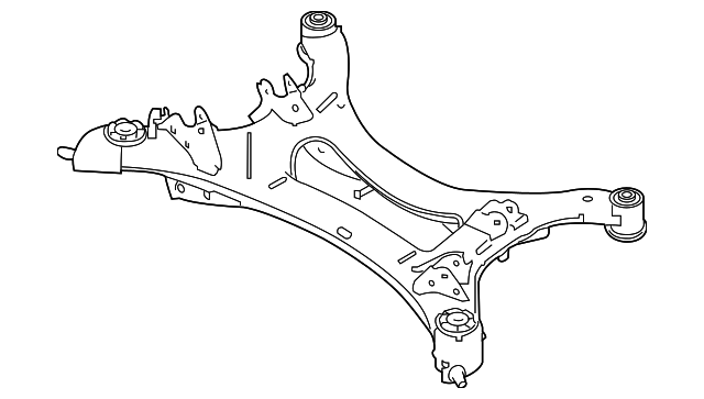 2011-2017 Nissan Quest Cross-Member 55400-1JA0A | TascaParts.com