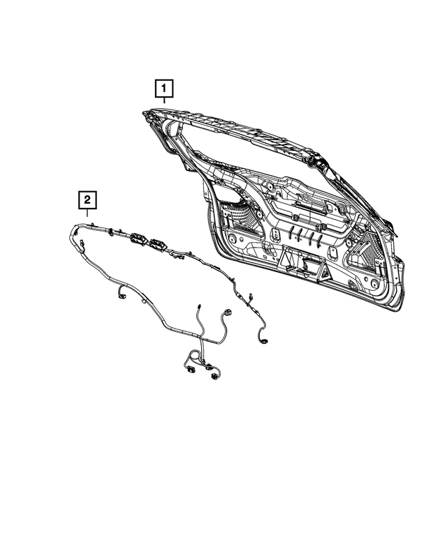 2023-2025 Jeep Compass Lift-Gate Wiring 68593930AC | AutoNation Parts
