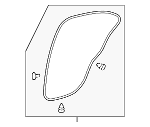 2019-2024 Lexus Door Weather-Strip 67871-76020 | OEM Parts Online