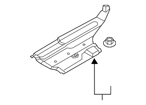 84147-4R000 - Floor Pan Heat Shield - 2011-2015 Hyundai Sonata | World ...