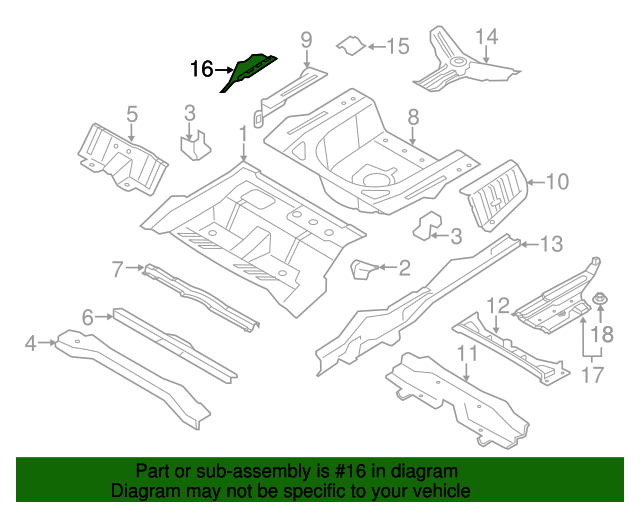 65595-4R000 - Battery Hold Down Bracket 2011-2015 Hyundai Sonata ...