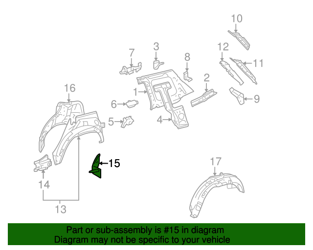 2008-2013 Toyota Highlander Pad 58578-0E020 | Toyota Parts Center