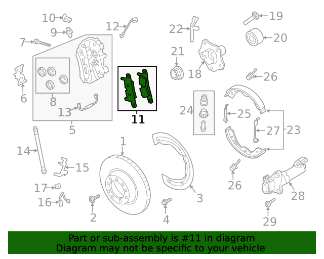 9GT-698-451-D - 1 Set Of Brake Pads 2021-2023 Porsche | Delaware ...